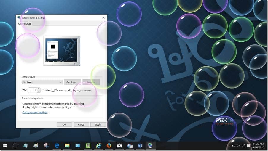 🥇Cómo habilitar el protector de pantalla en Windows 10