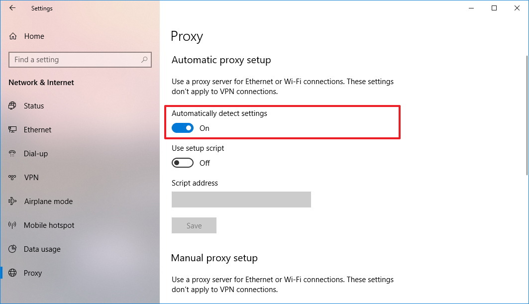 🥇Cómo configurar un servidor proxy en Windows 10